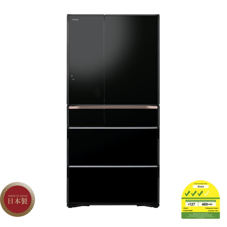 Hitachi R-WXC740WS [735L] Made in Japan Inverter Multi Door Fridge ...